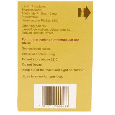 Kenalog Injection 5 x 40mg in 1ml – Skin Lab Medical